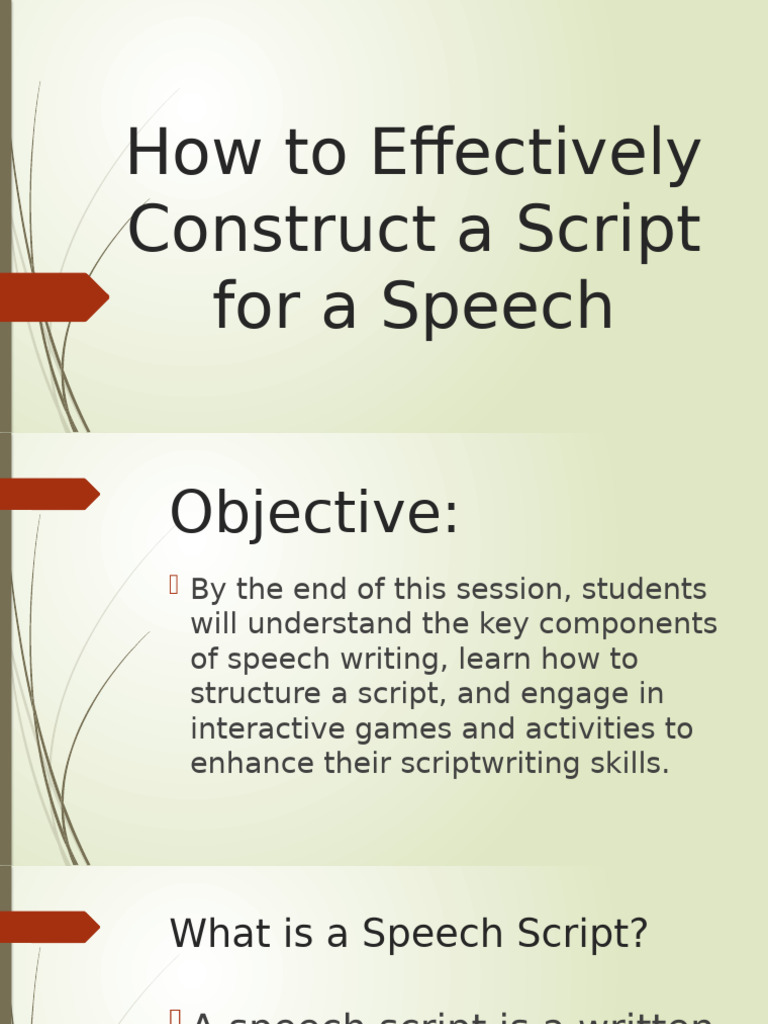 How-to-Effectively-Construct-a-Script-for-a | PDF | Mental Health ...