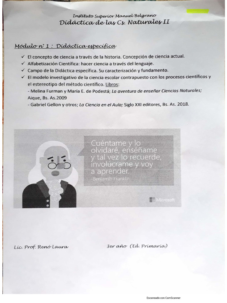 Did Ctica Espec Fica M Dulo | PDF