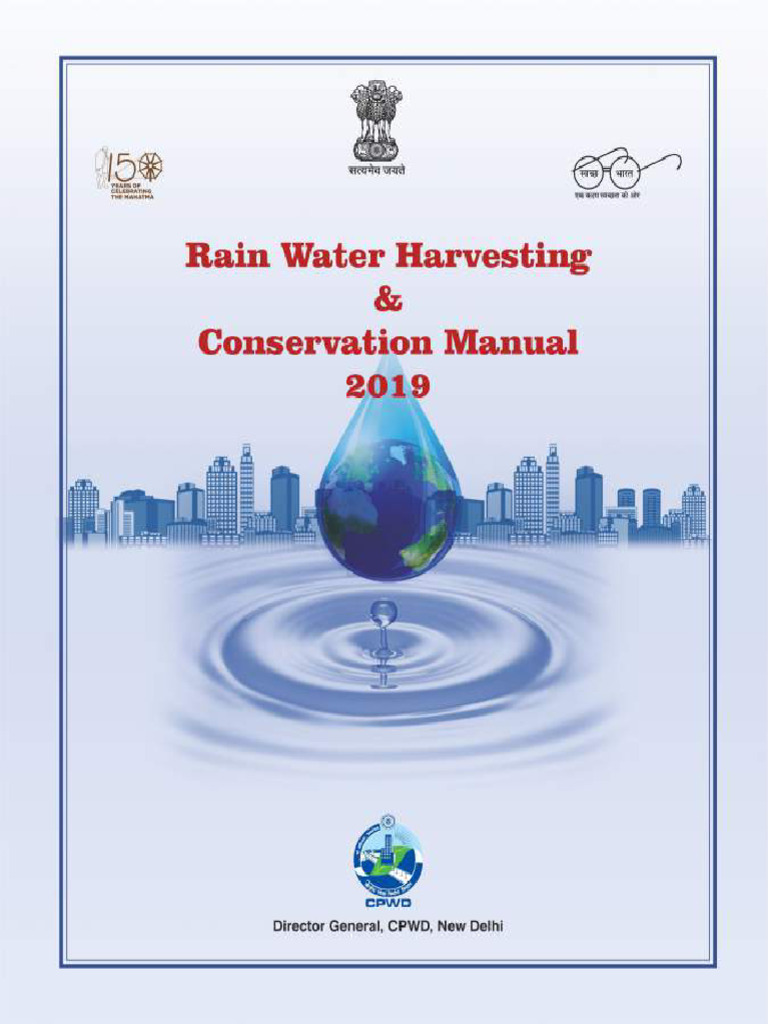 Rain Water Harvesting Conservation Manual 2019 | PDF