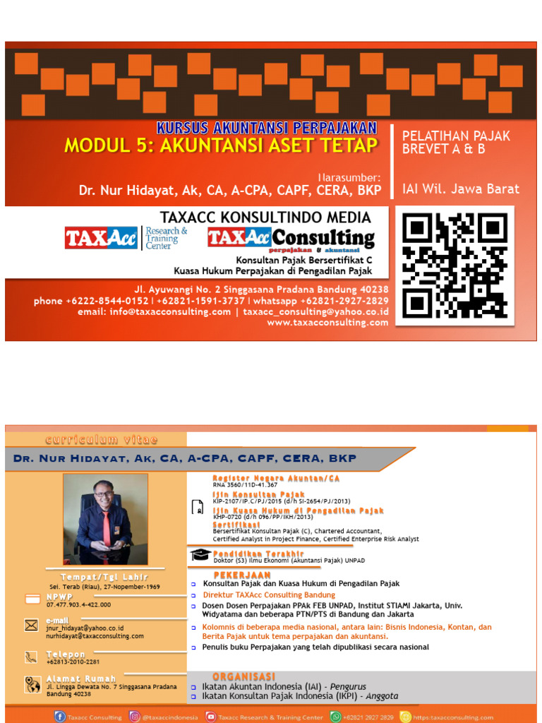 Modul Akuntansi Aset Tetap dan Pajak | PDF