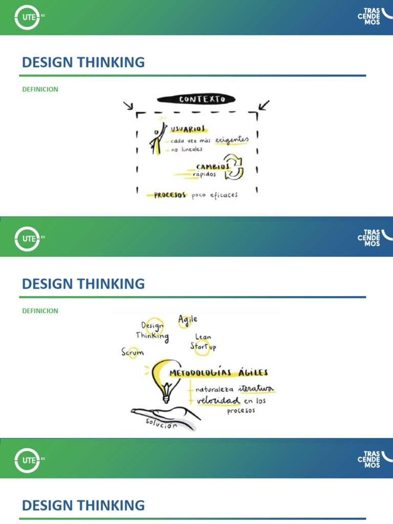 Guía Completa sobre Design Thinking y Modelo V | PDF | El pensamiento ...