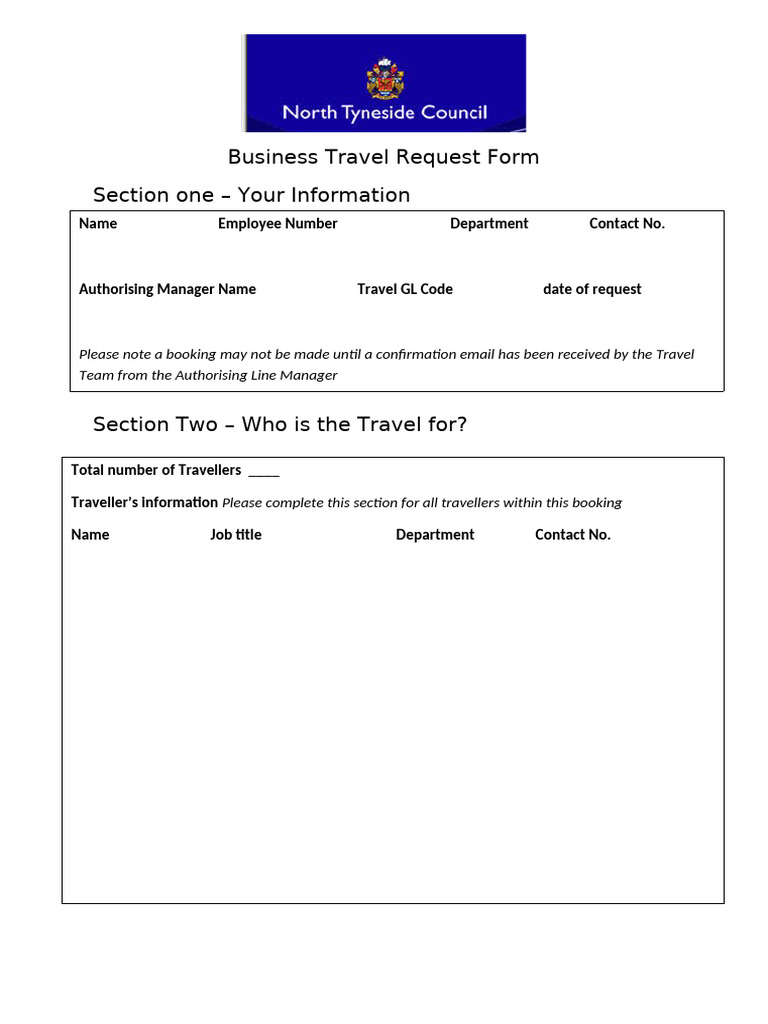 business-travel-request-form | PDF