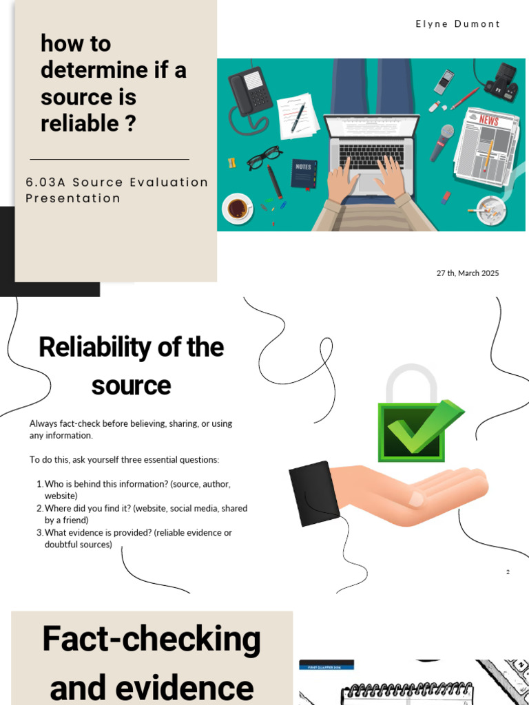 Evaluating Source Reliability Guide | PDF