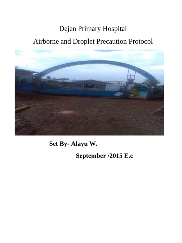 Airborne and Droplet Precautions Guide | PDF | Health Care | Clinical ...