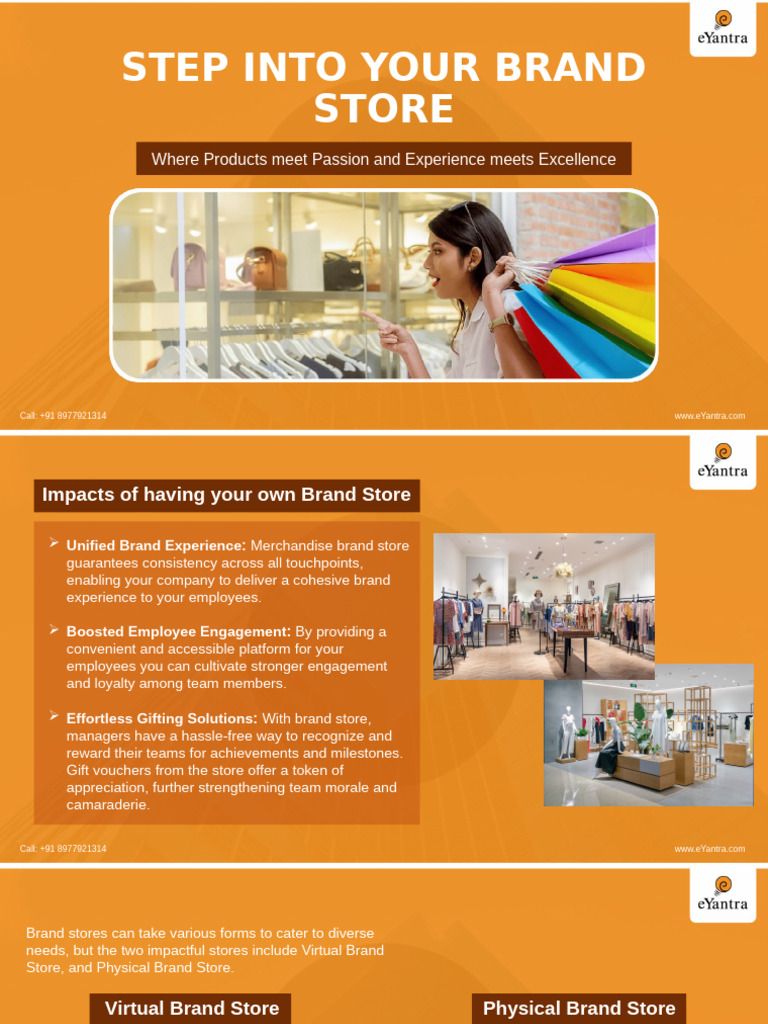 EYantra Brand Store - PPT | PDF | Brand | Business