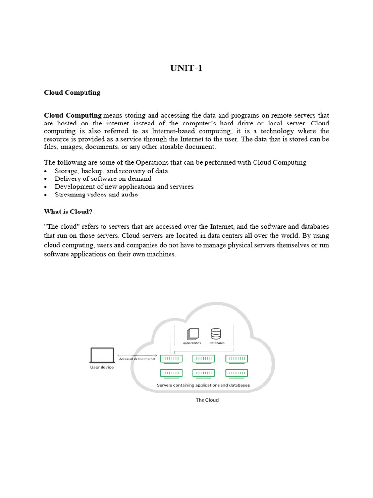 Understanding Cloud Computing Basics | PDF | Cloud Computing | Virtualization