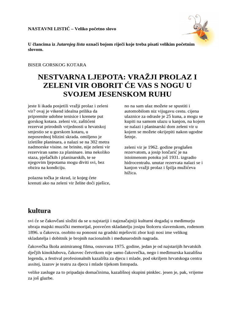 Veliko Po Etno Slovo Vje Ba | PDF