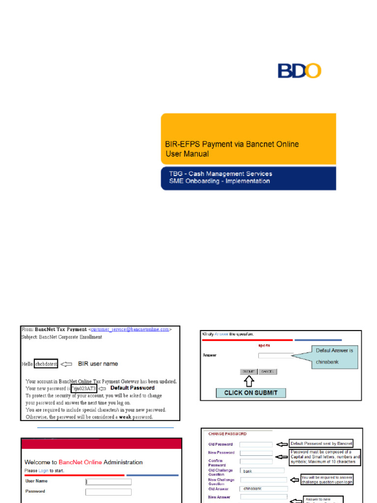 Guidelines On How To Do BIR Online Payment | PDF | Payments