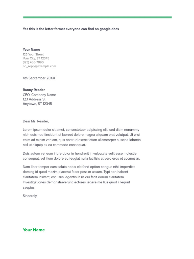 Letter | PDF