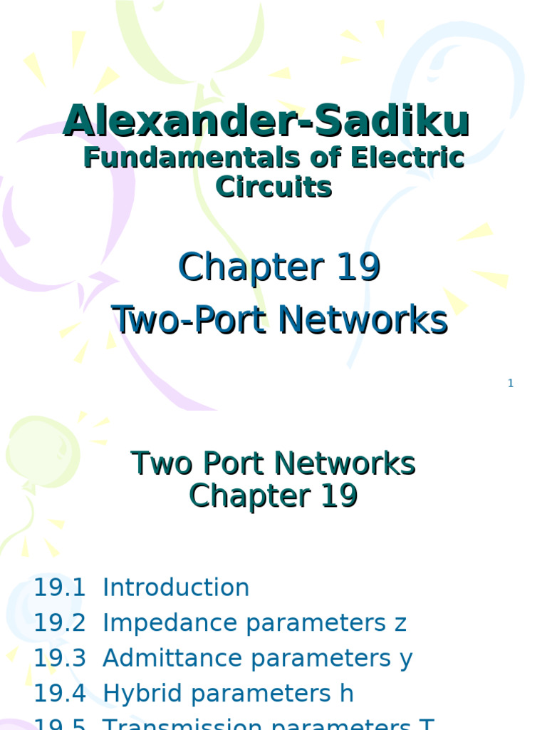 AlexanderCh19 Lect10 | PDF | Electrical Impedance | Electrical Circuits
