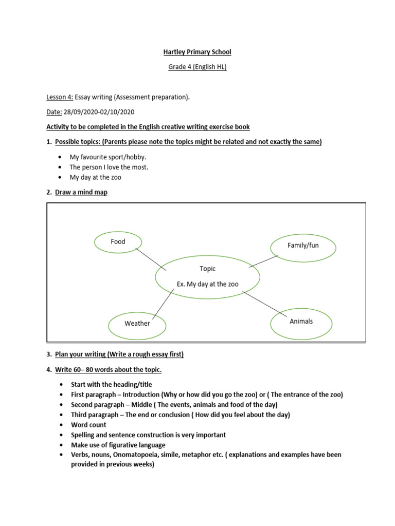 Lesson 5 Essay Writing Assessment Prep | PDF