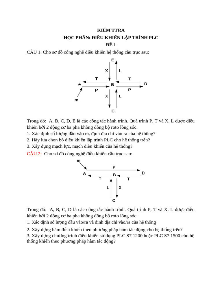 KIỂM TTRA 17 BÀI 2 ĐỀ 1 | PDF
