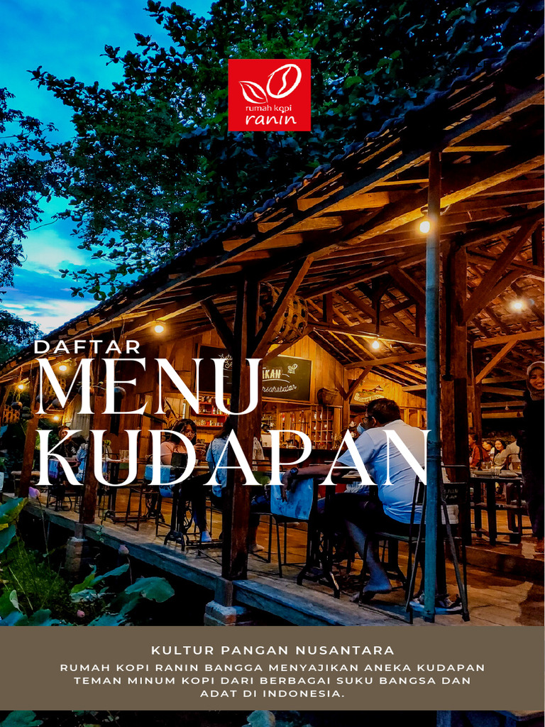 Menu - Kudapan - Makan - Kopi Ranin | PDF