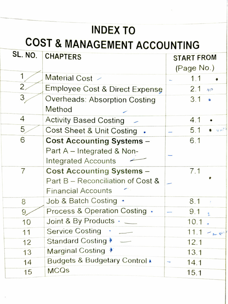 Cost & Management Accounting Guide | PDF