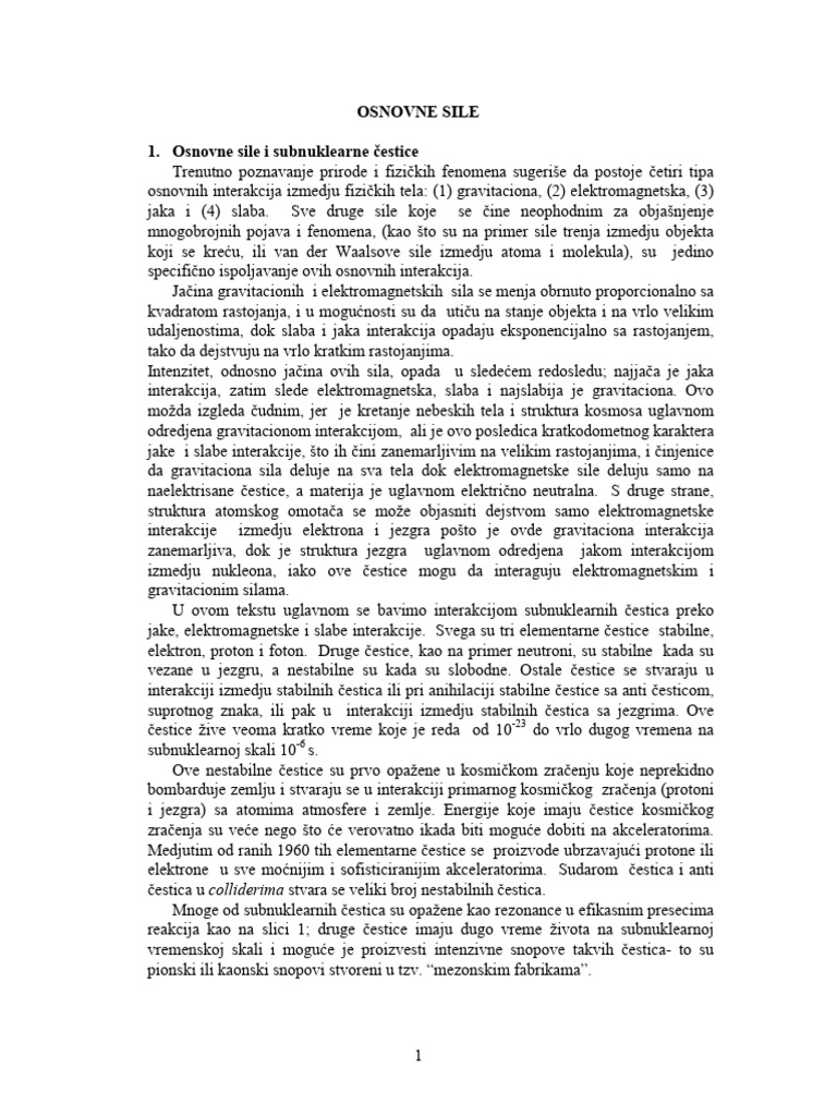 Osnovne_sile | PDF