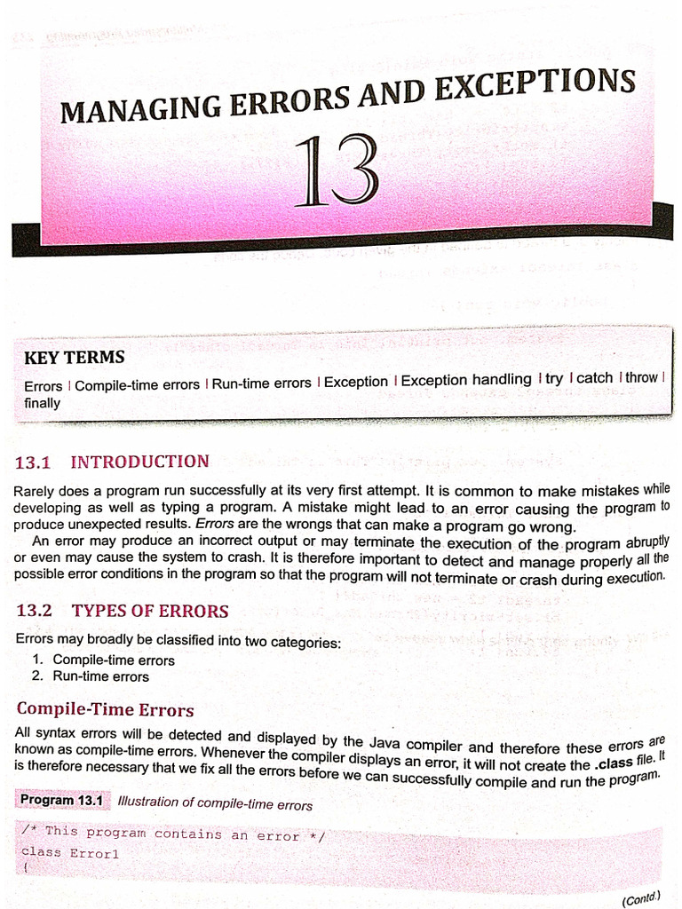Java Chapter - (13-16) | PDF Java Chapter - (13-16) | PDF