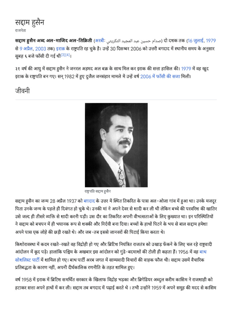 Saddam | PDF