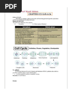 Grade 10 Mitosis Notes | PDF | Mitosis | Meiosis