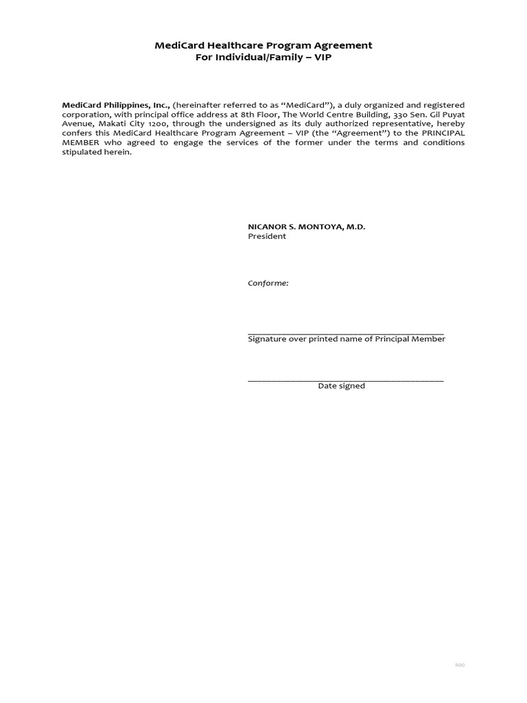 MOA - Individual - Family - VIP Benefits | PDF | Medicare (United ...