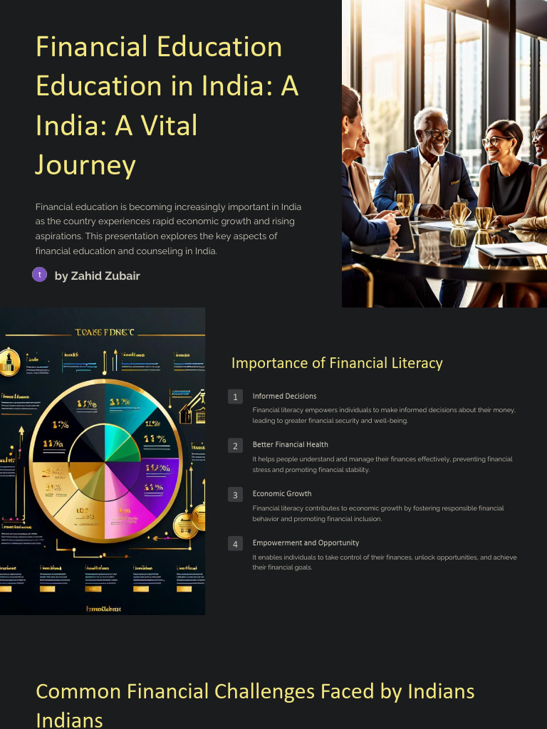 Financial Education in India A Vital Journey | PDF | Cost Of Living ...