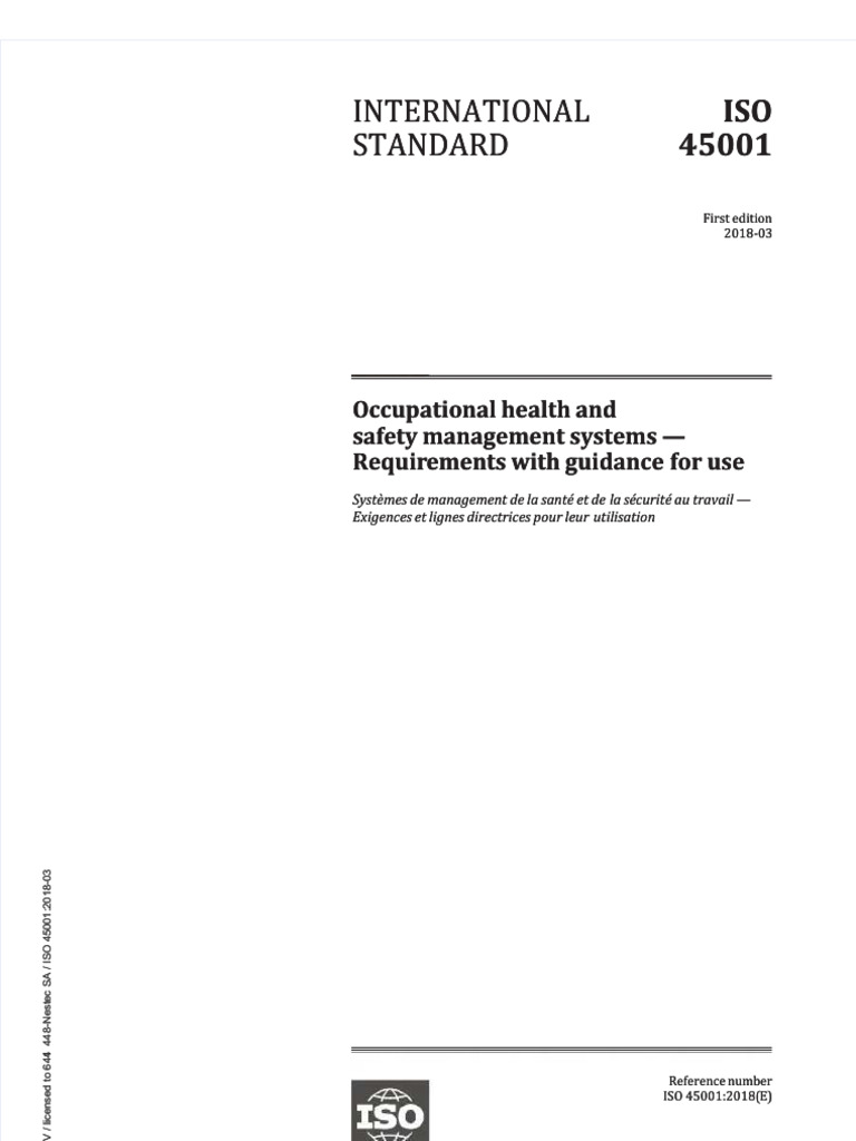PDF Iso 45001 2018 STD Compress | PDF