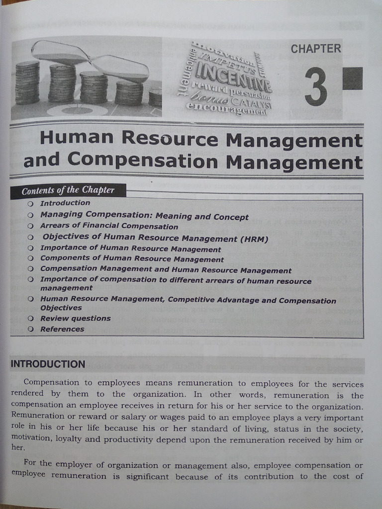 Human Resource and Compensation Management | PDF | Compensation And ...