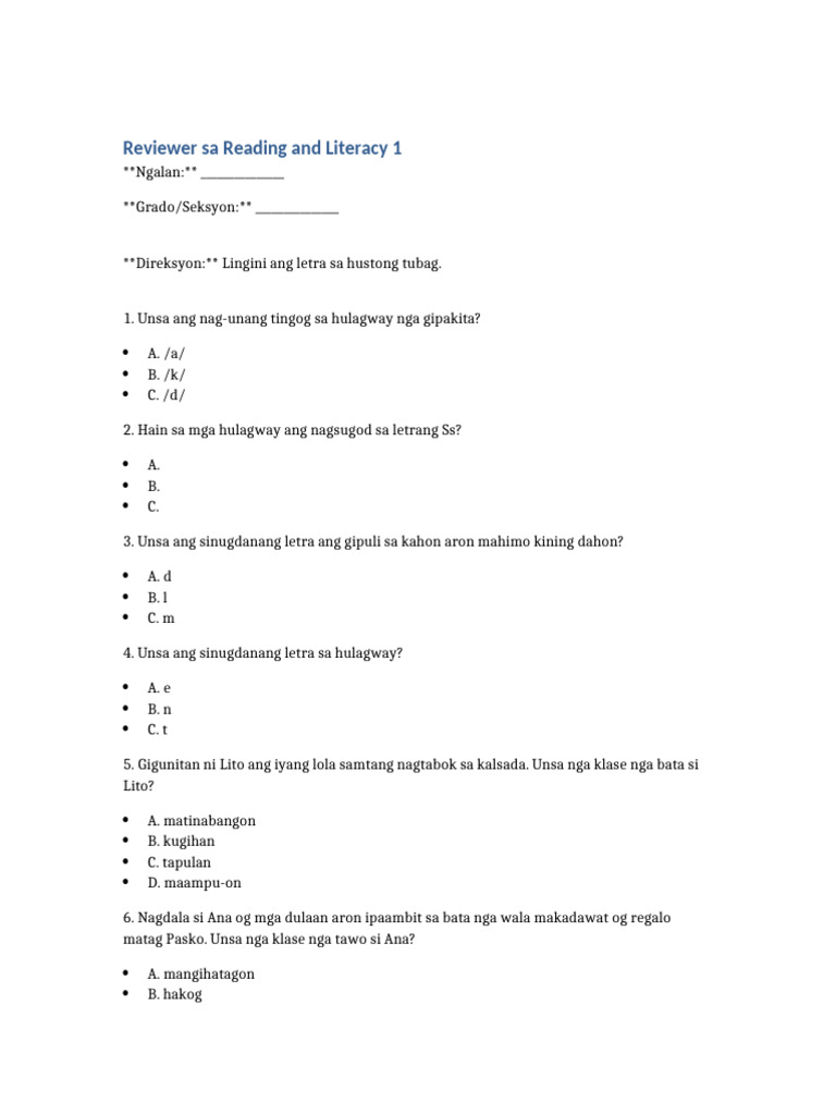 Reviewer Reading Literacy | PDF