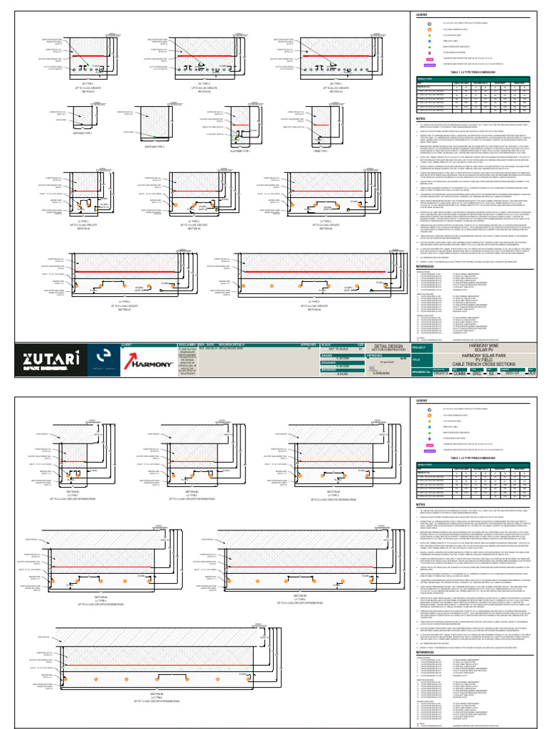 COMM DRG EE 0007 DD0 Cable Cross Section | PDF | Sand | Soil