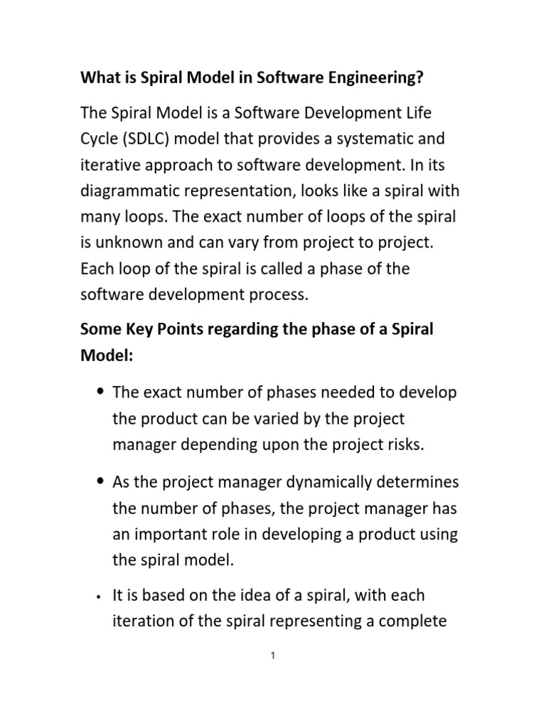 Spiral, Prototyp and Agile Model | PDF | Agile Software Development ...