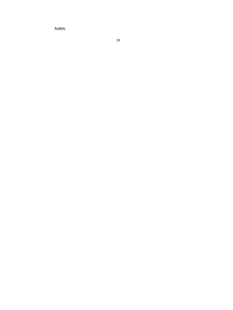 Fsdfds Ss | PDF