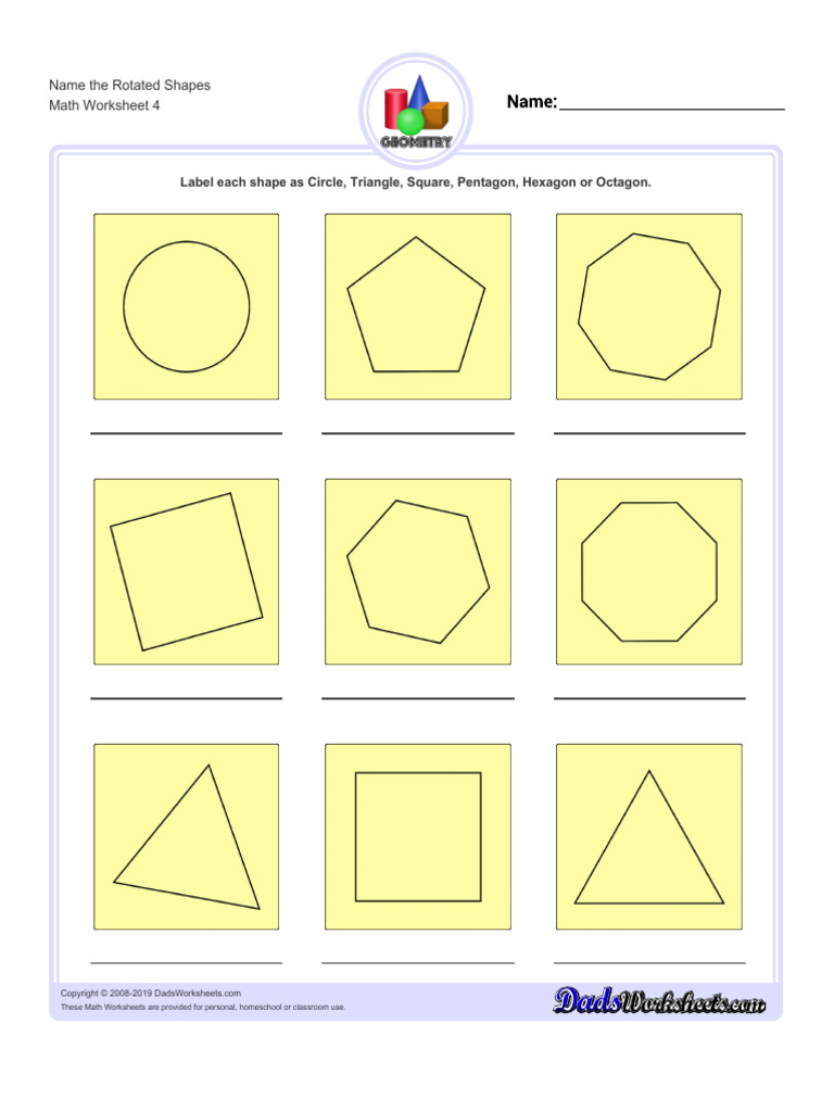 Rotated Simple Shapes v4 | PDF