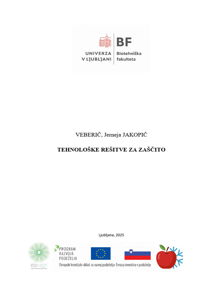 Tehnološke Rešitve Za Zaščito Pridelka Pred Pozebo | PDF