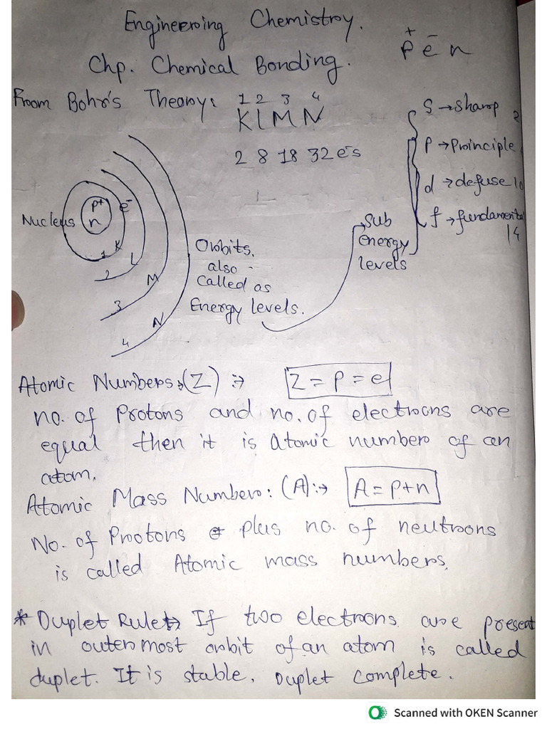 Chemistry Imp Notes | PDF