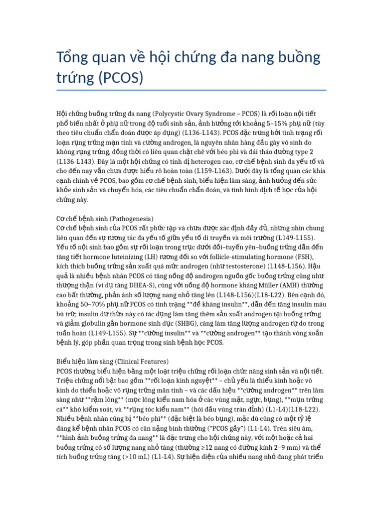 Tong Quan PCOS | PDF