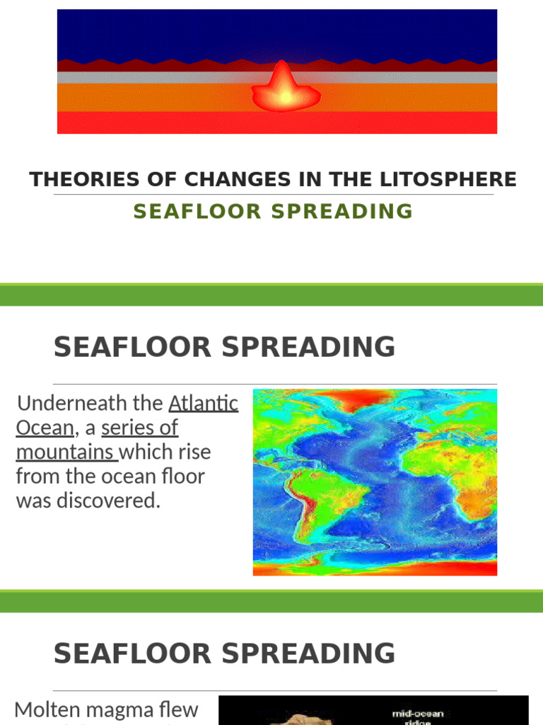 Seafloor Spreading Theory | PDF