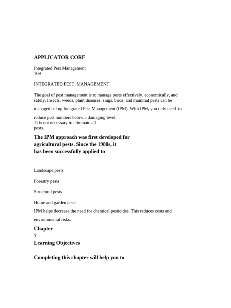 Perfectly Formatted Extracted Text | PDF | Pesticide | Pest Control