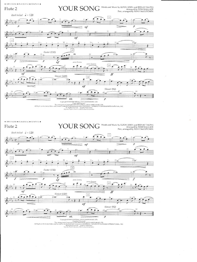 your song flute 2 | PDF