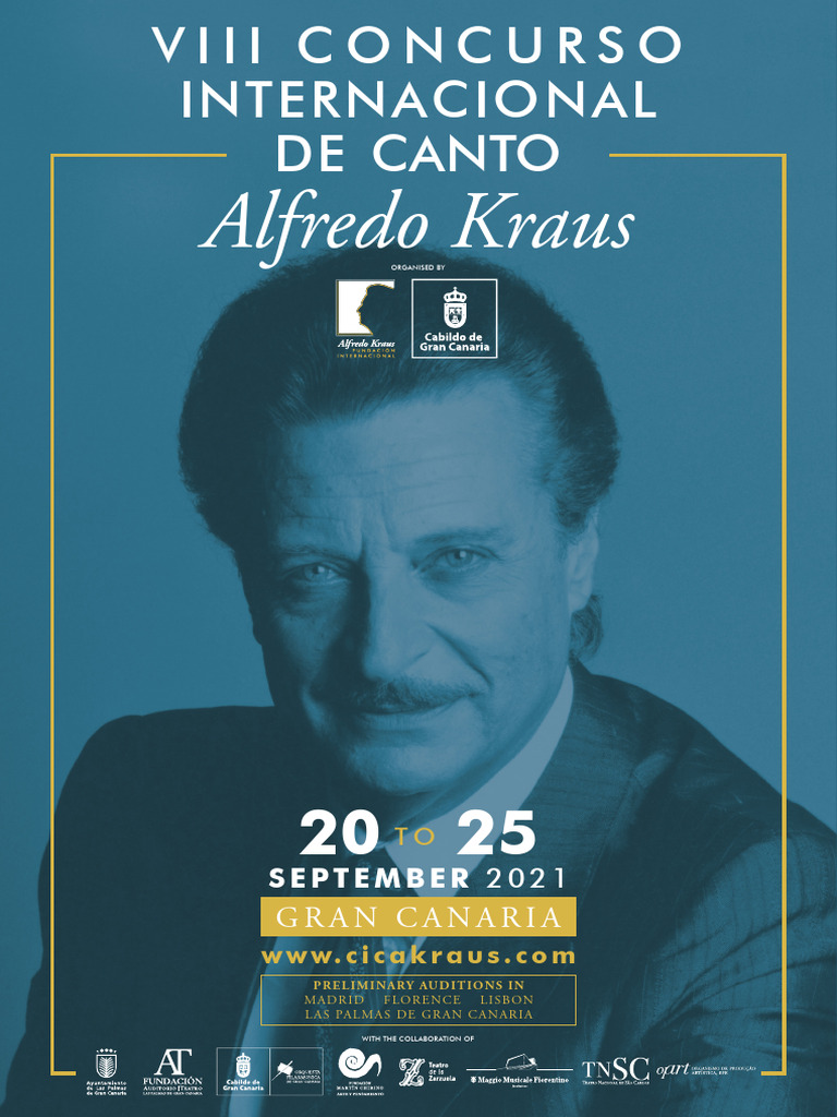 Alfredo Kraus International Singing Contest | PDF | Italian Language ...