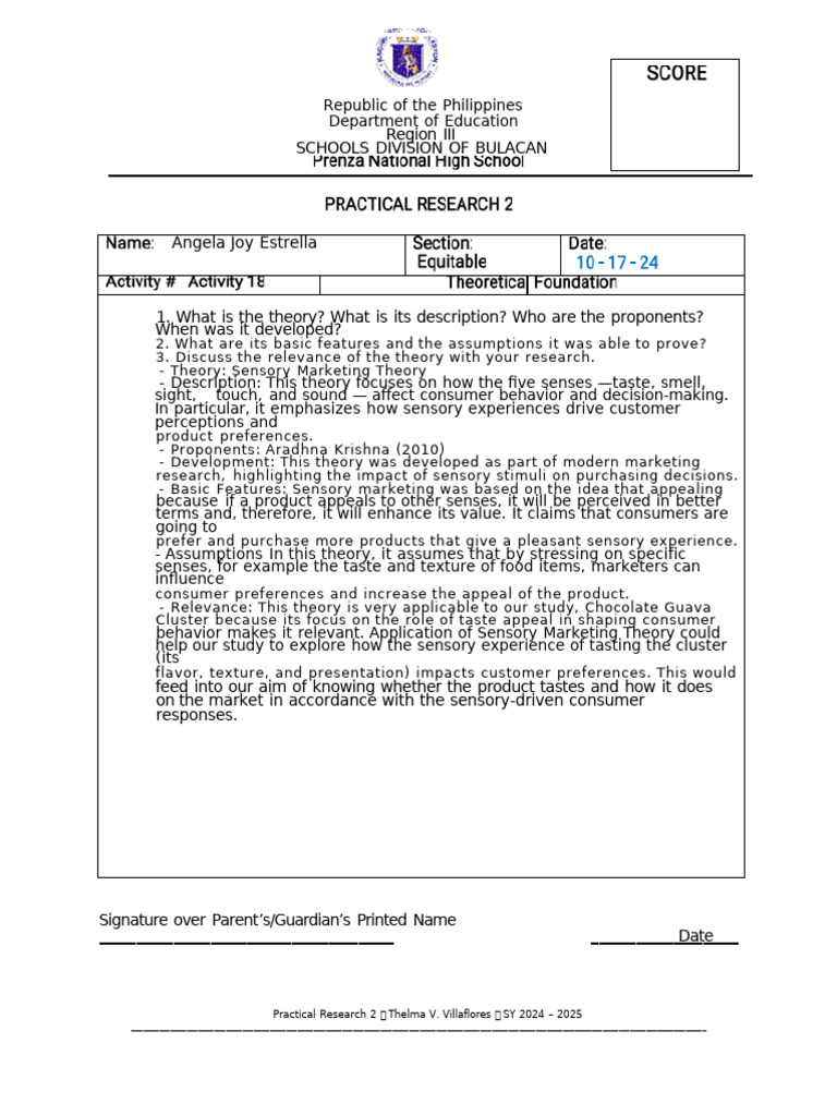 PR2 000 Activity-Template 2425 | PDF