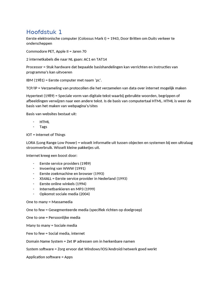 EBFU Samenvatting | PDF