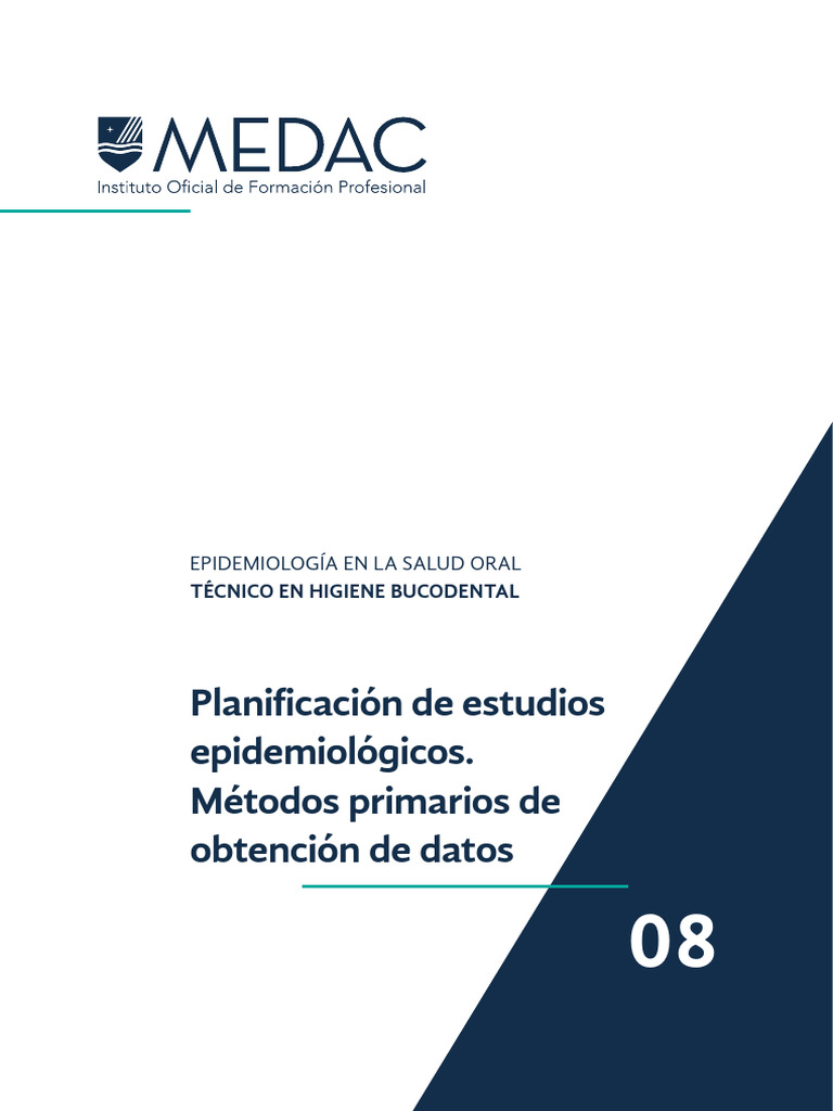 PDF.+Epidemiolog%C3%ADa+en+La+Salud+Oral.+Tema+8 | PDF | Nivel de ...