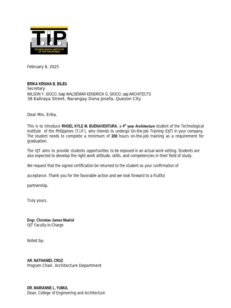 (SHORT) Endorsement Letter DPD.docx(3) | PDF