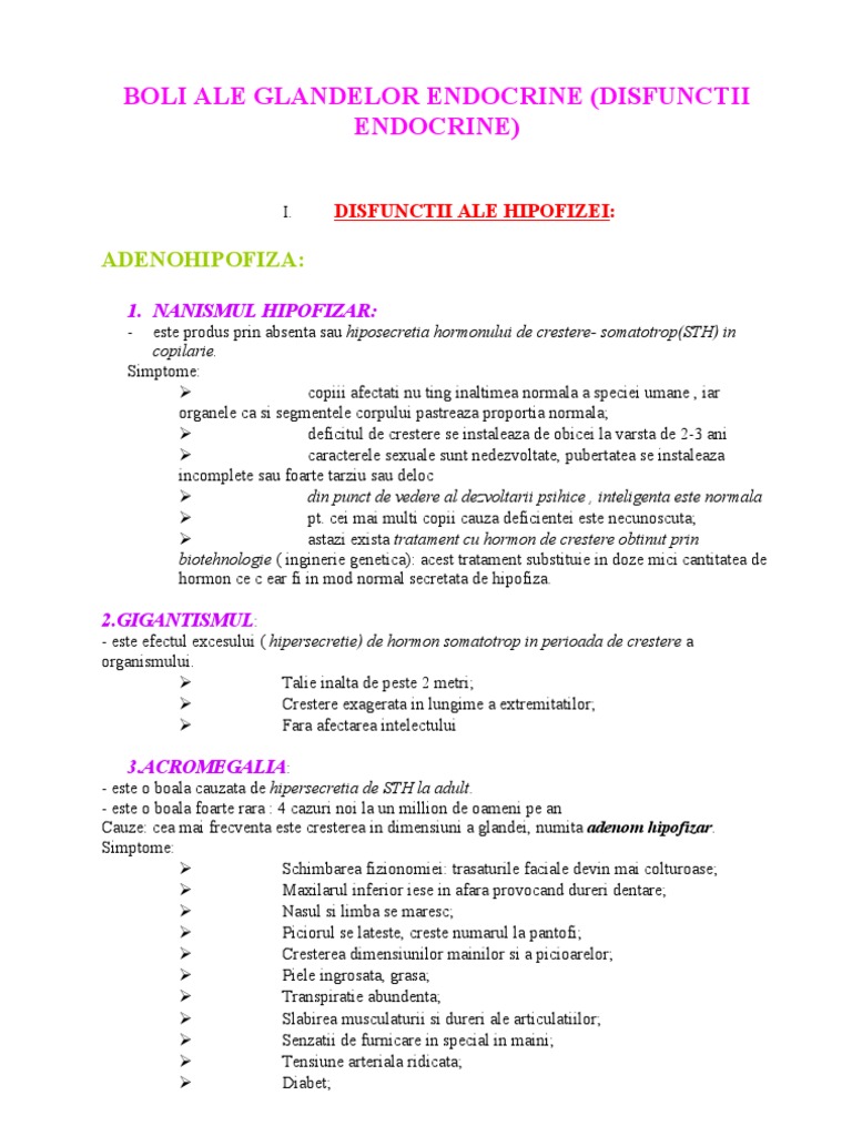 Boli Endocrine | PDF