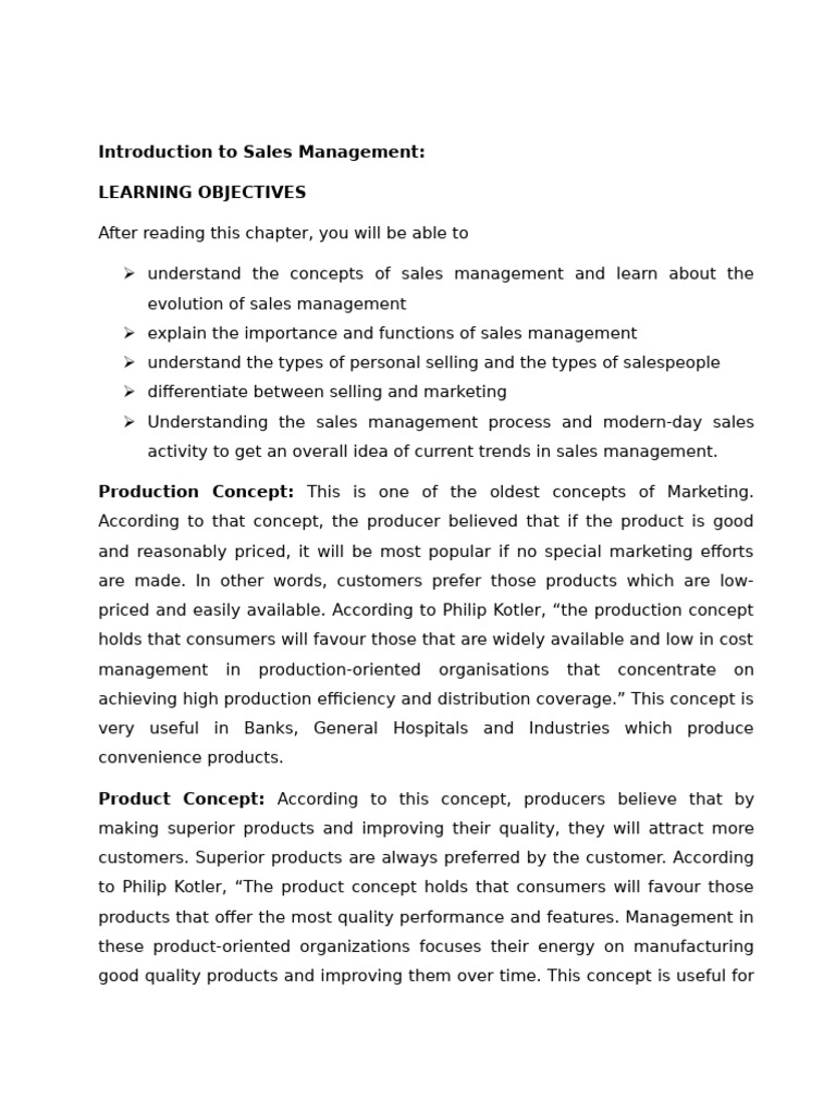 Sales and Distribution Management | PDF | Sales | Marketing
