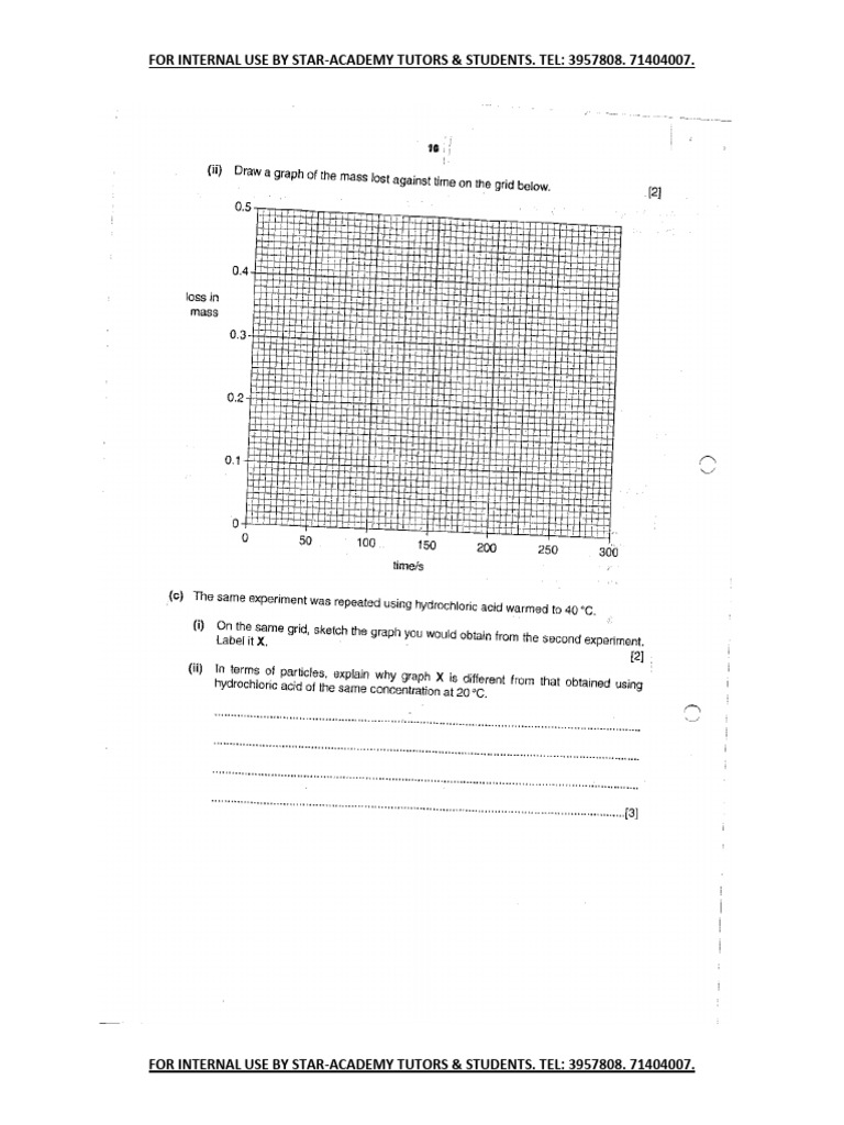 Bgcse Chem Pp3 Questions | PDF