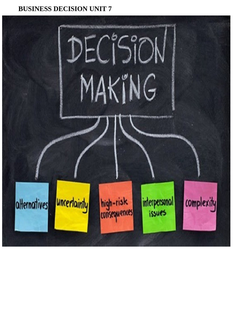 Business Decision-Making Principles | PDF | Partnership | Debt