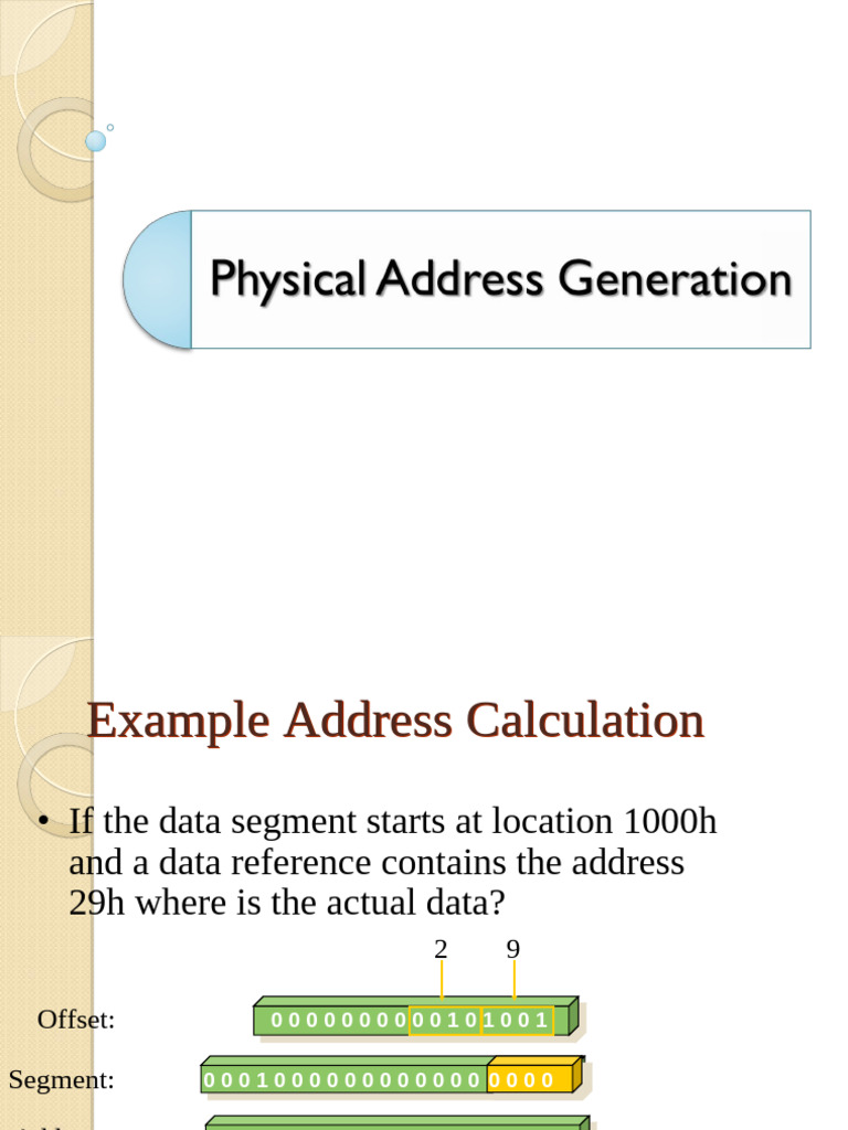 8086 Physical Address Calculation Guide | PDF | Central Processing Unit ...