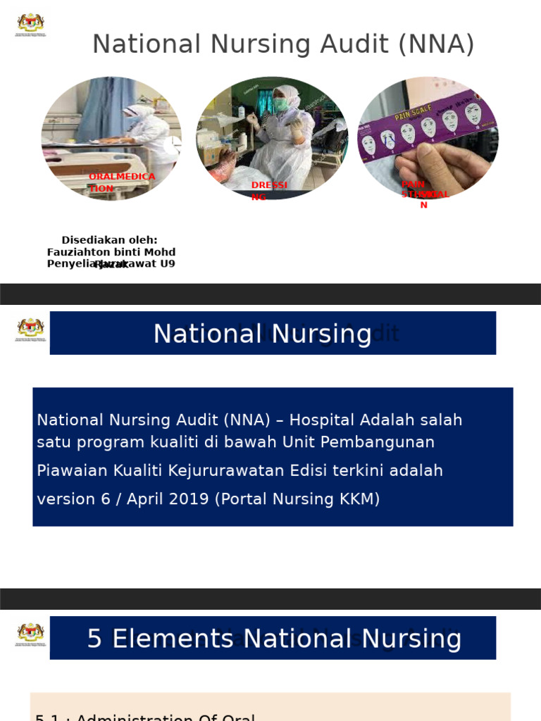 Slide National Nursing Audit Hospital - 22.9.2024 PDF | PDF ...