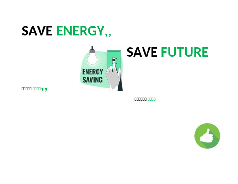 Save Energy | PDF