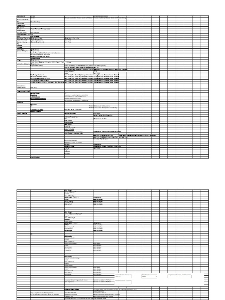 Education Form | PDF